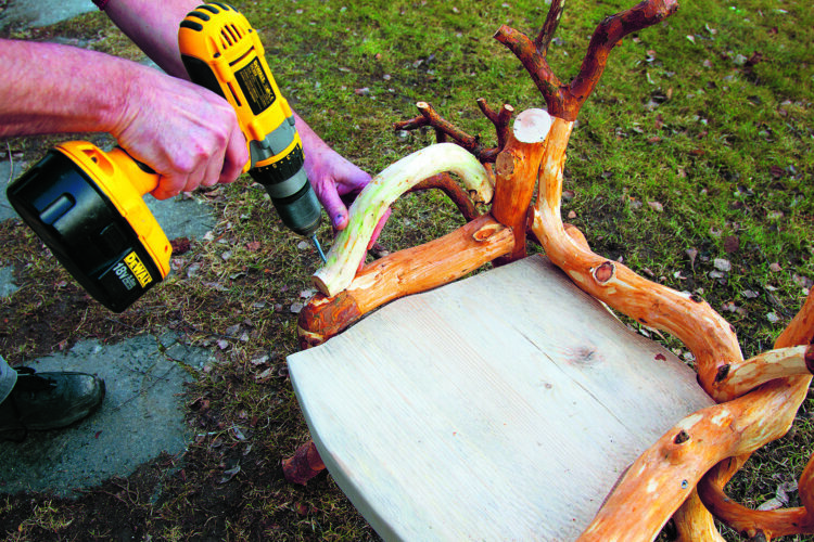 DIY Pine Branch Chair - Grit